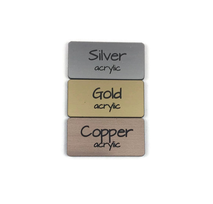 MINI Acrylic Tags – Maple & Rose